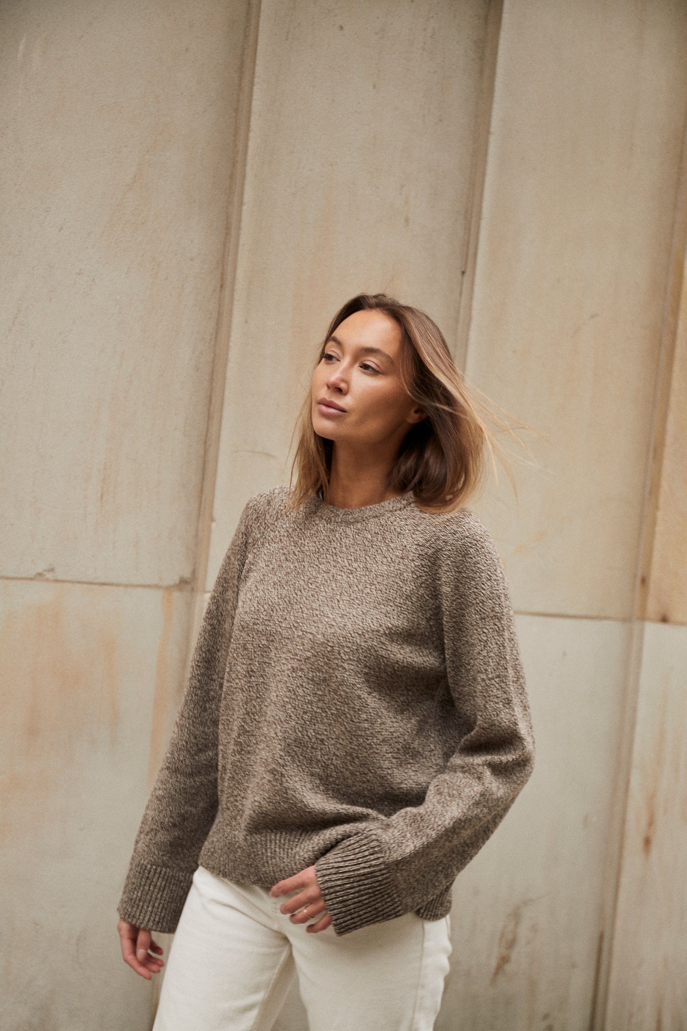 Sweter Brown Melange – roeandjoe